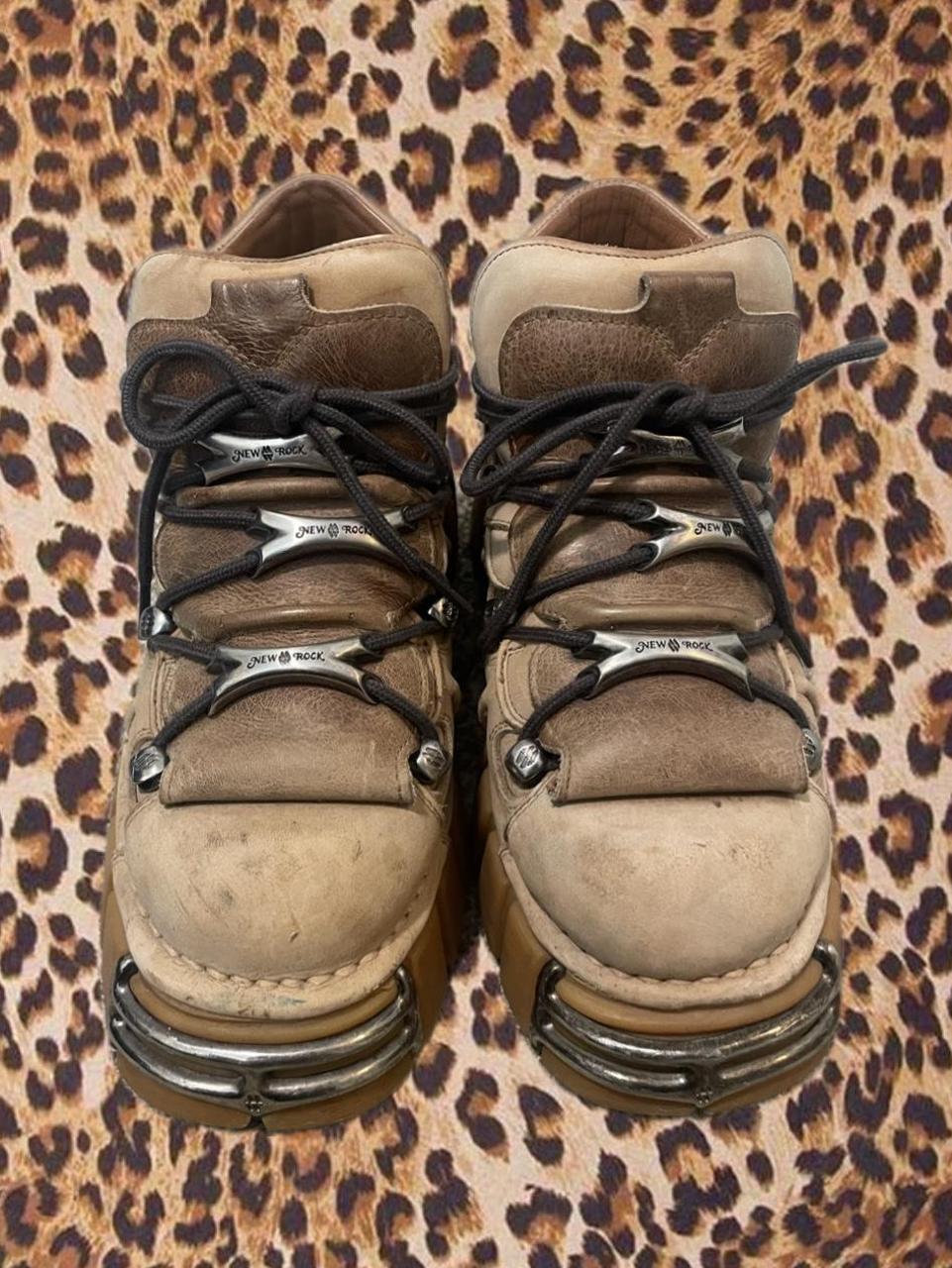 brown new rocks, missing a pendulum on the back of... - Depop