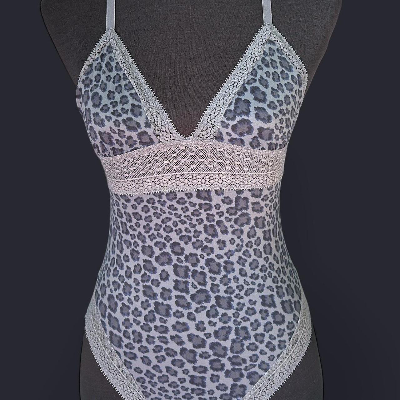 victoria's secret leopard print lace bodysuit. 🌸ask... | Depop