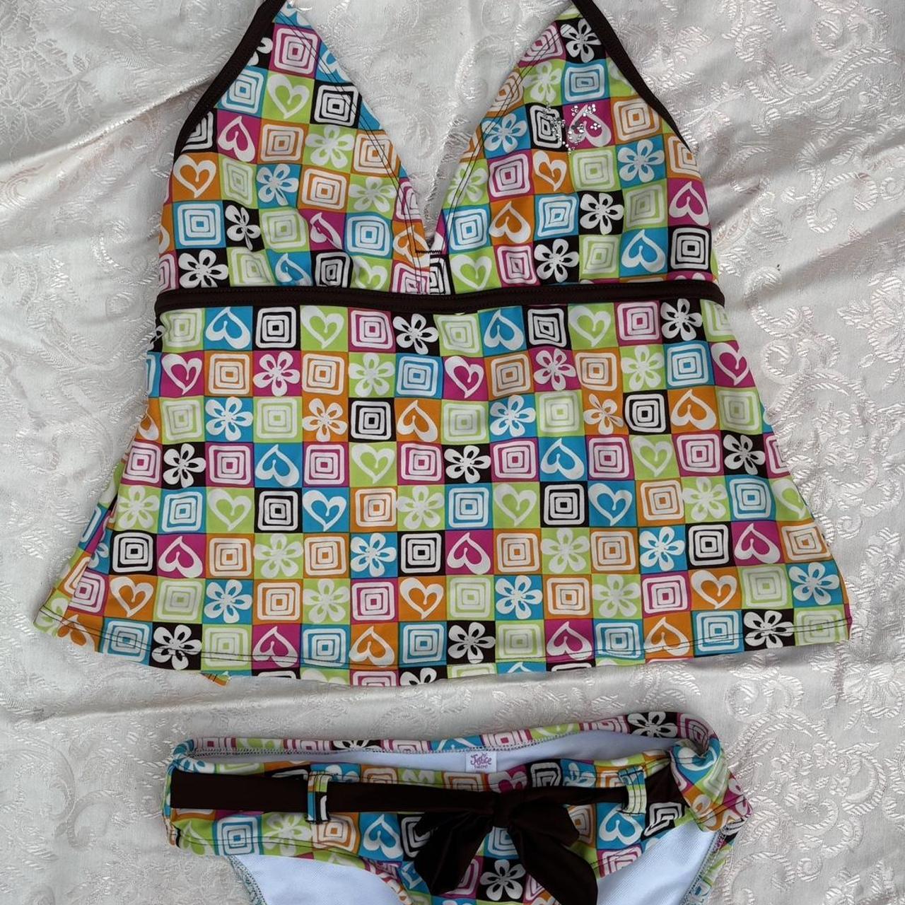 two piece tankini set justice size 14 great... | Depop