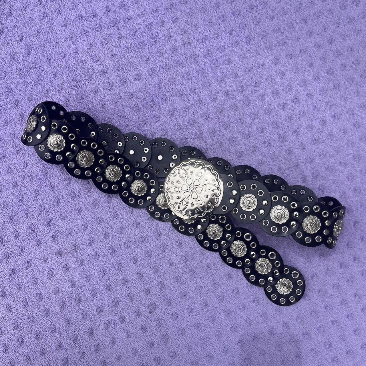 Y2K disc belt Size medium: 10-12 - Depop