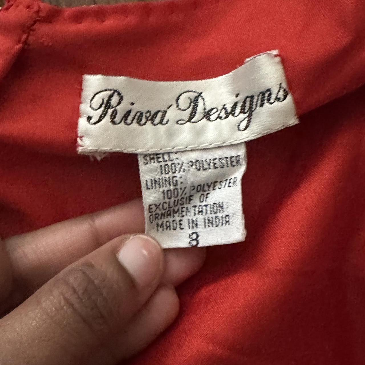 Riva Designs Formal Dress Pageant Beaded Long Gown... | Depop