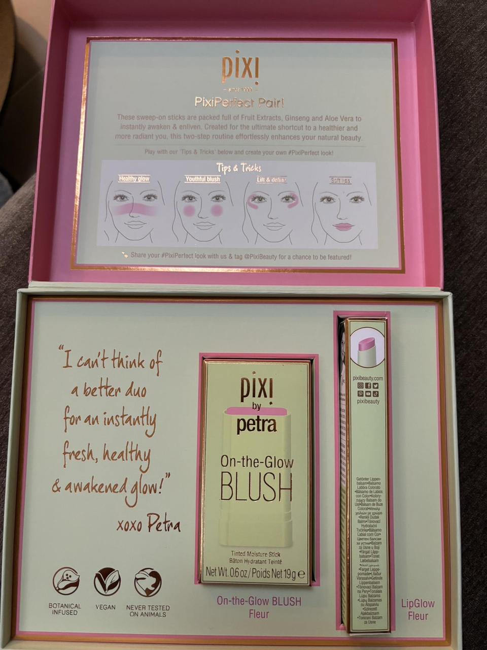 Pixi blush and lip set ONLINE £32 Brand new Both... - Depop