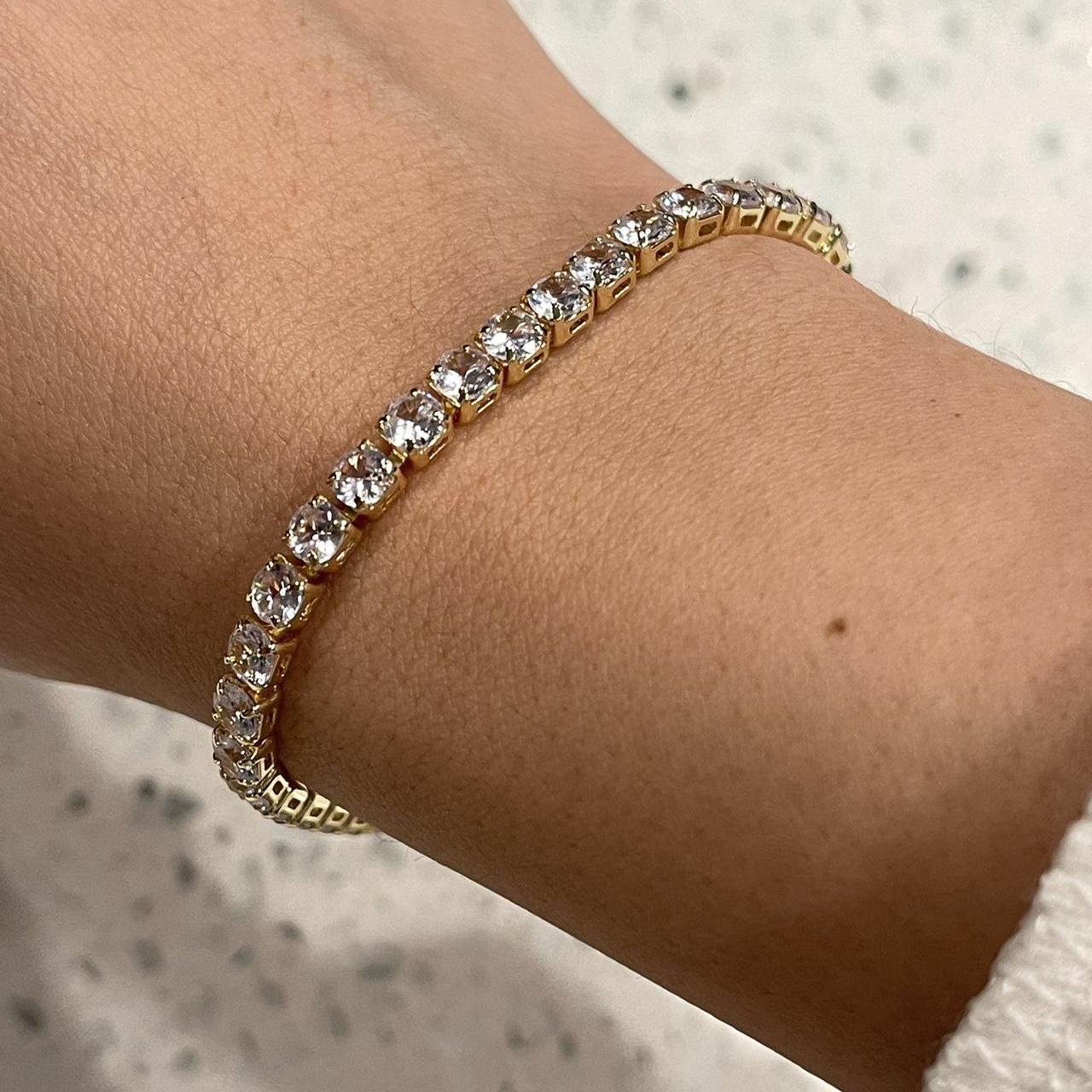 Gold bracelet - snap closure - new #jewelry... | Depop