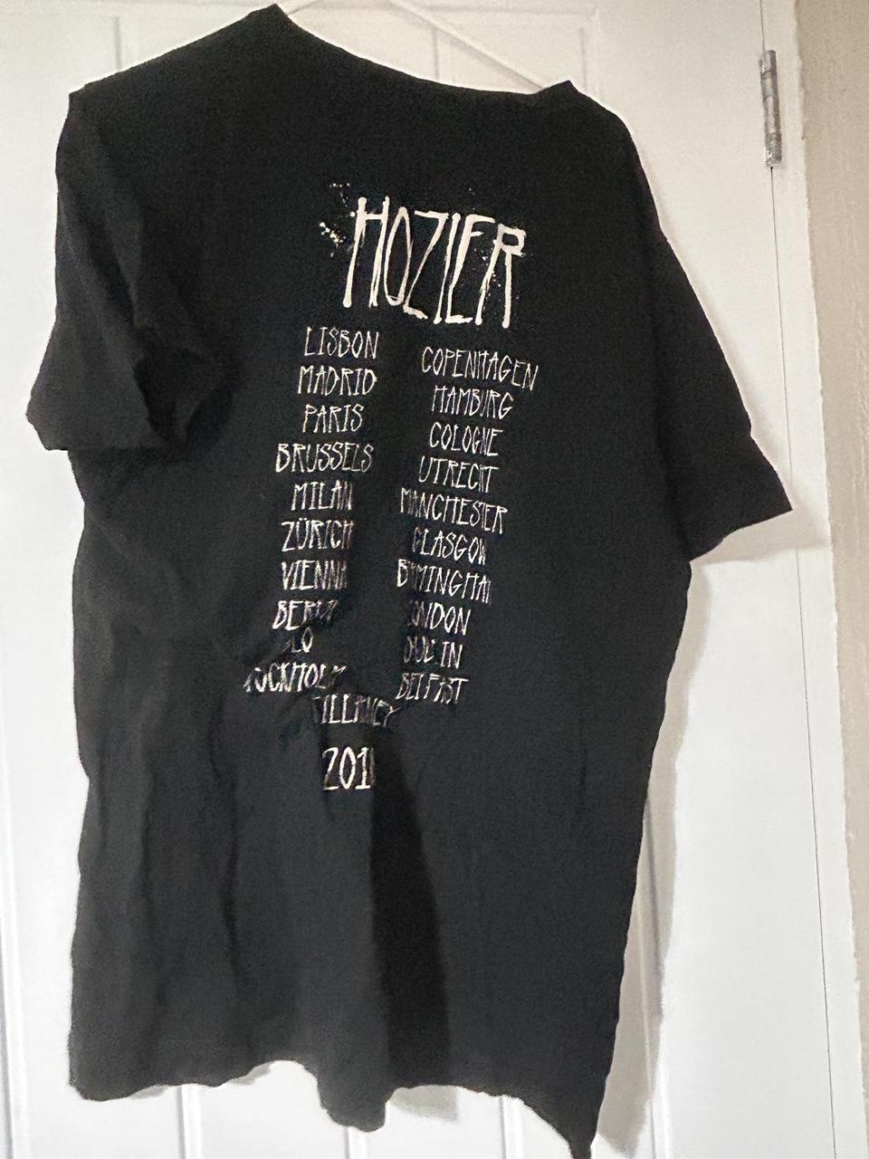 Official Hozier Logo Merch. Medium unisex T-shirt.... - Depop