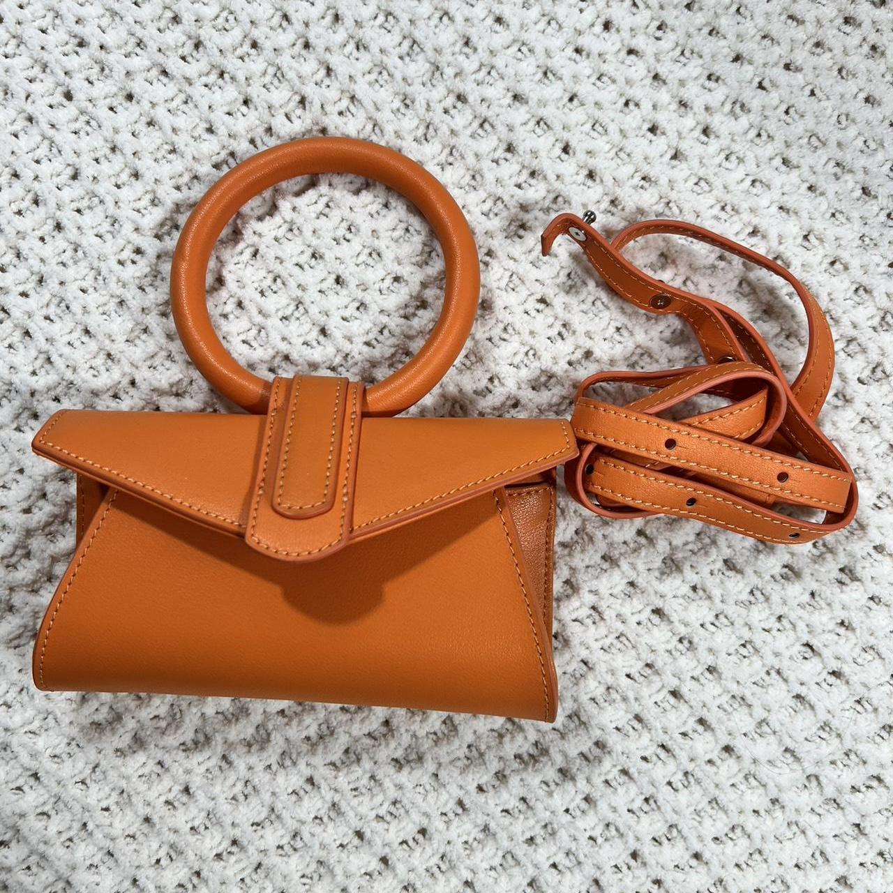 Orange mini bag with detachable strap #minibag #orange | Depop