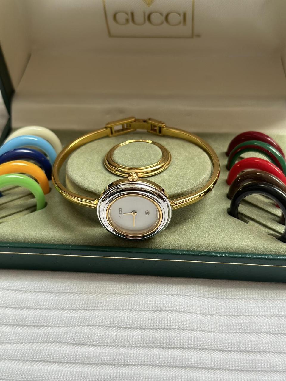 ⏱️Gucci gold plated watch - Comes with 12 bezels and... - Depop