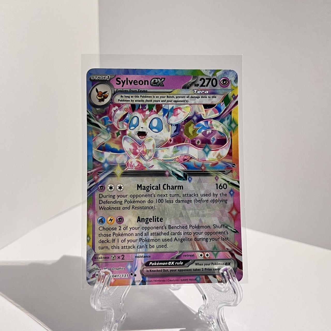 Pokémon TCG 2025 Prismatic Evolutions Sylveon EX... | Depop