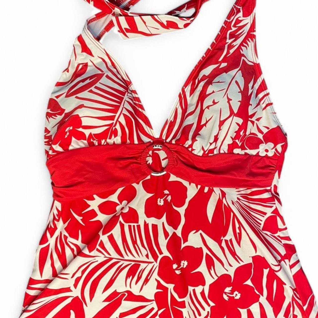 tropical gyaru core tankini top! works as both a... | Depop