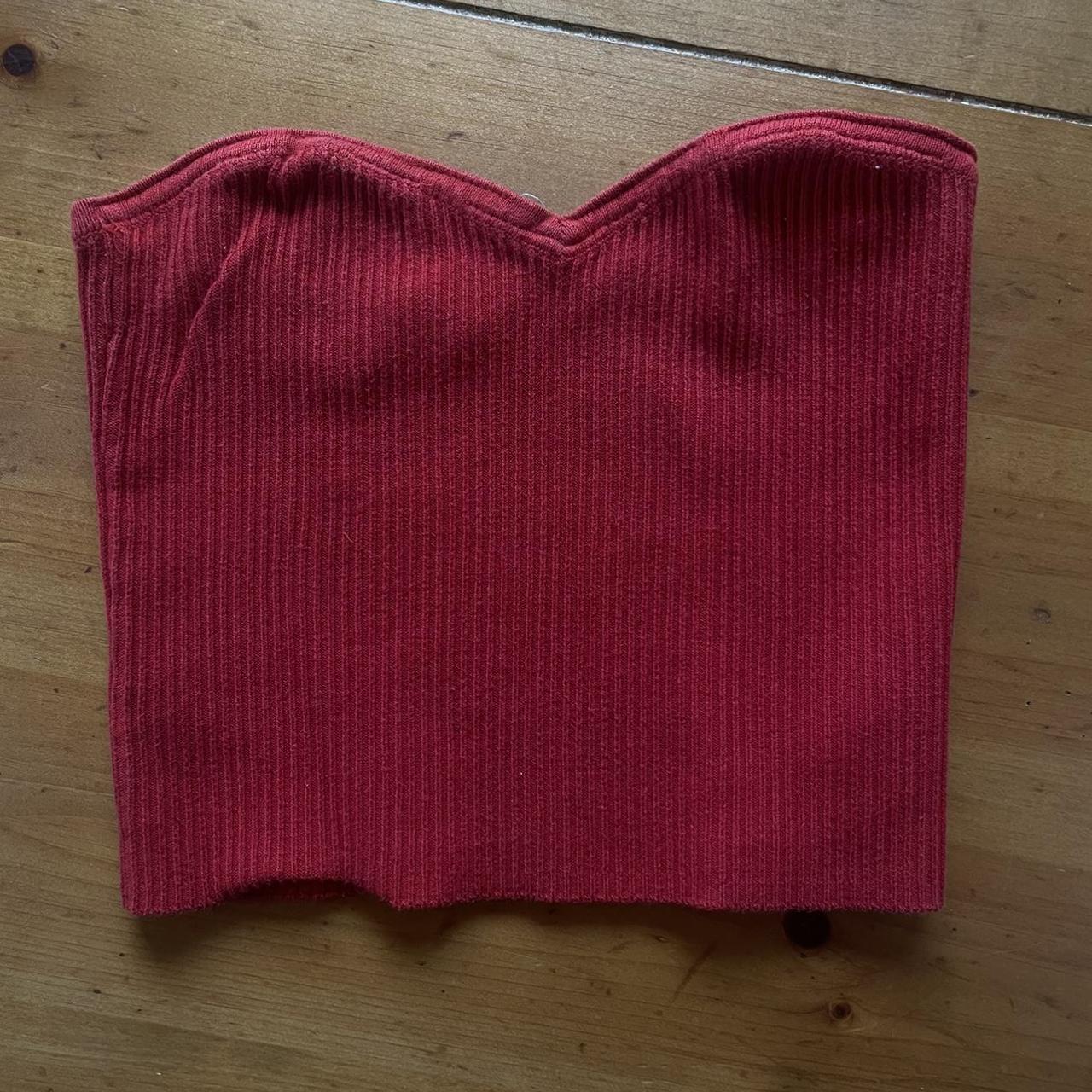 Red Urban Outfitters tube top Size XS I am a... - Depop