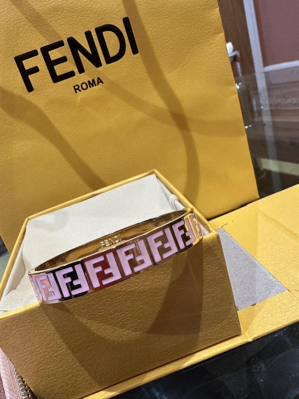 fendi pink bangle #fendi #fendibangle #fendibracelet... - Depop