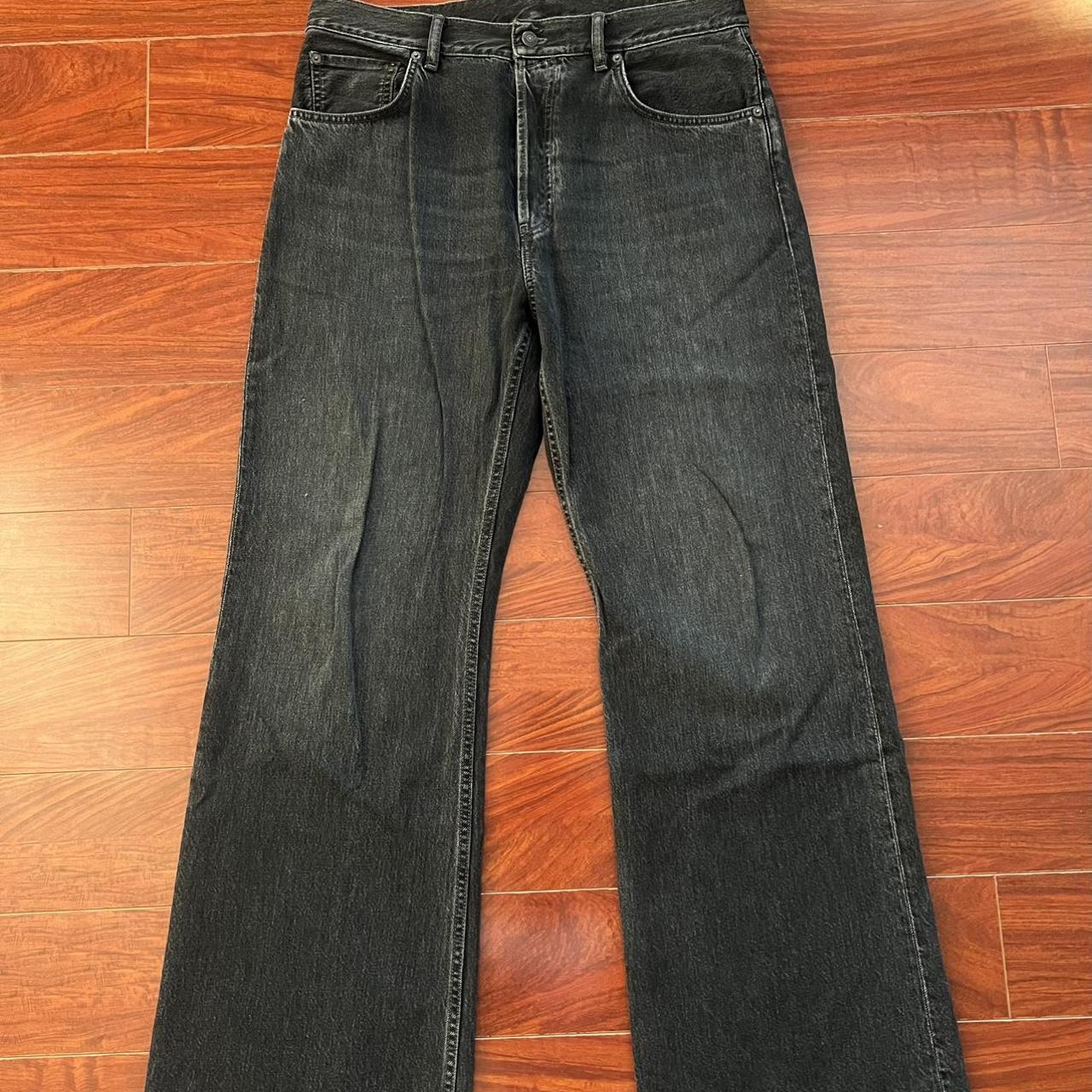 Acne Studios 2021M in Washed Black Size 50/34 Worn... | Depop