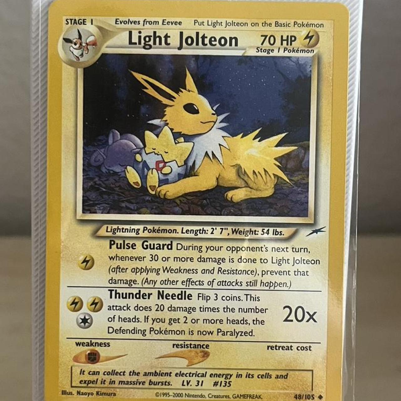 Light jolteon 48/105 - Depop