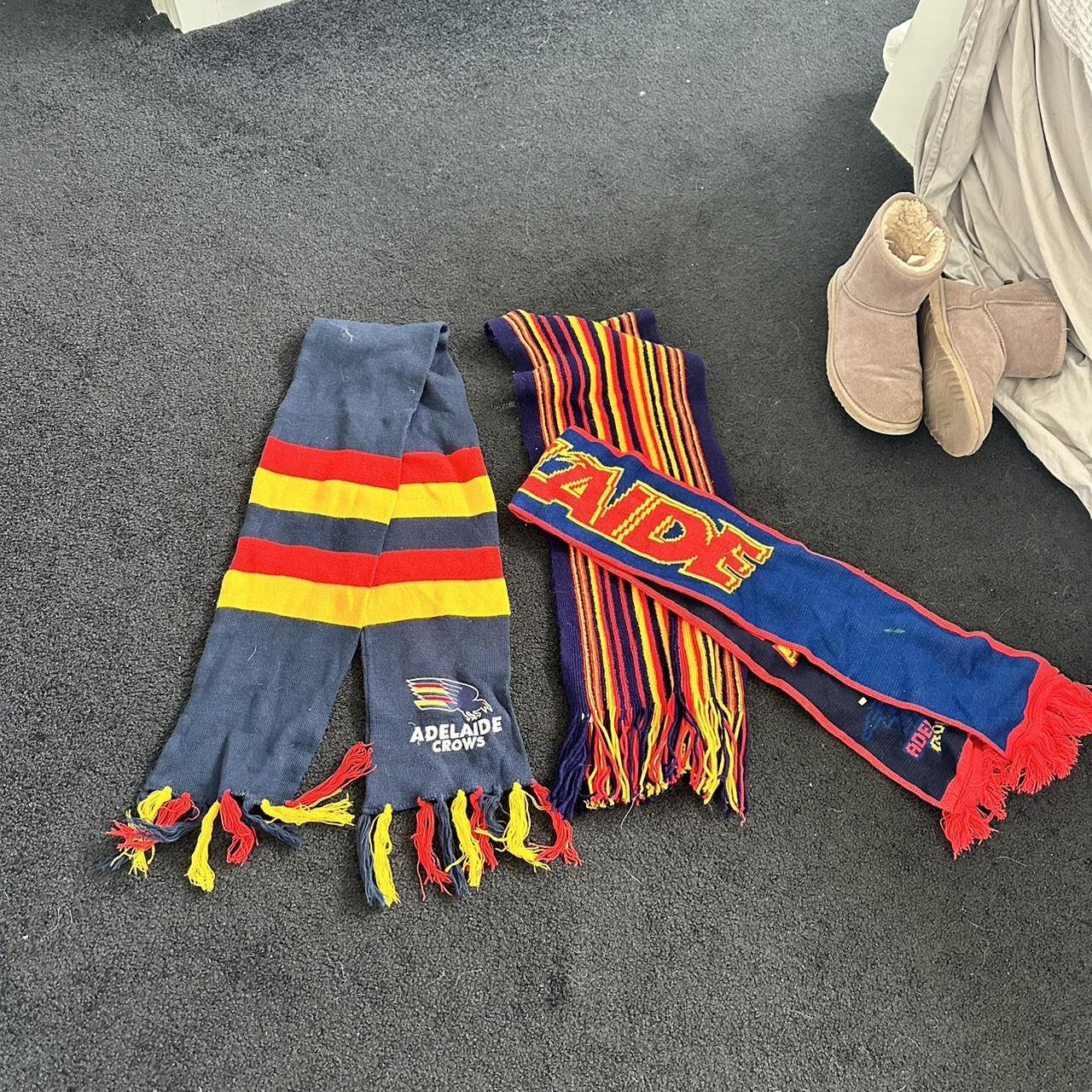 3 Adelaide crows scarfs owned by Matthew Robran... - Depop