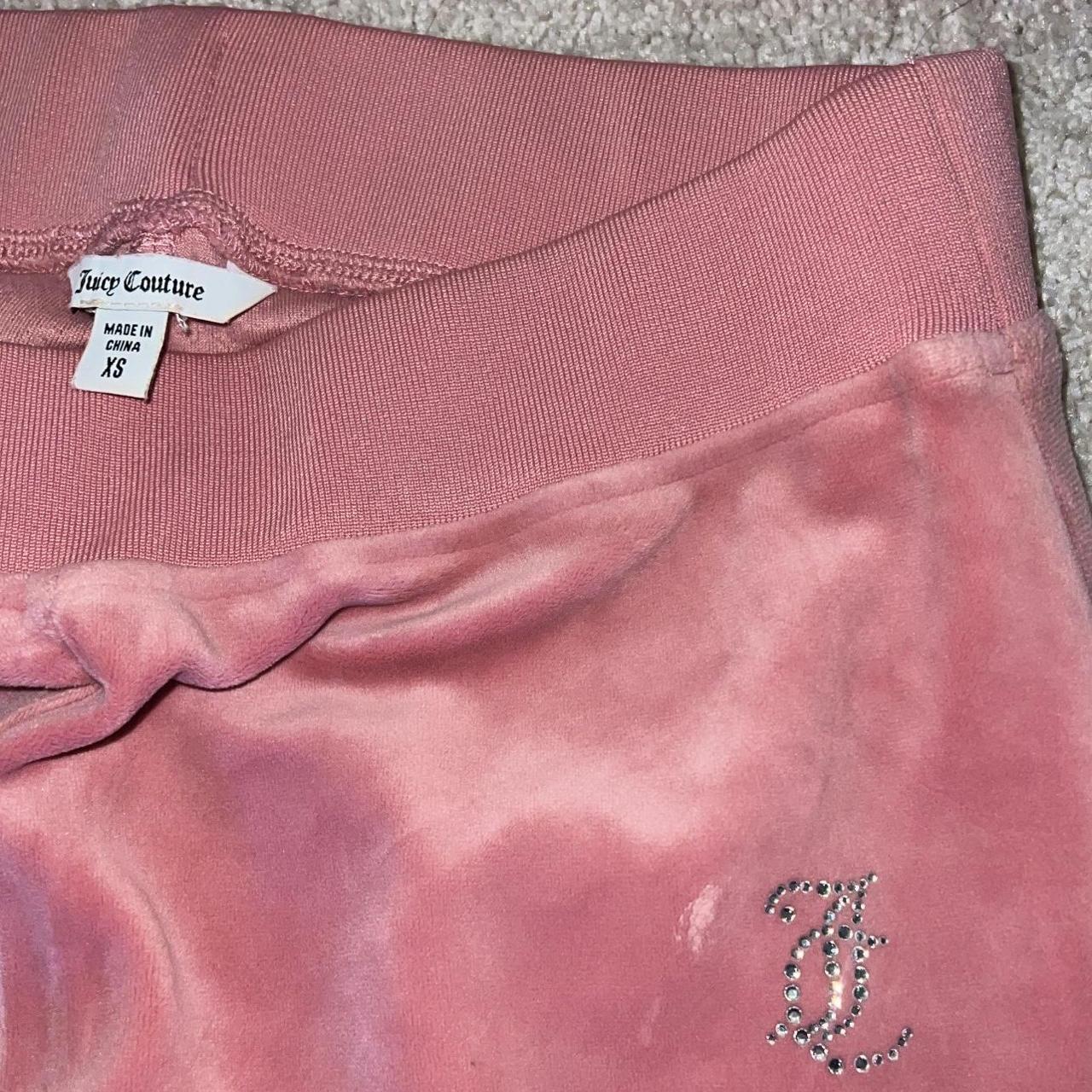 Authentic pink juicy tracksuit with small diamond... | Depop