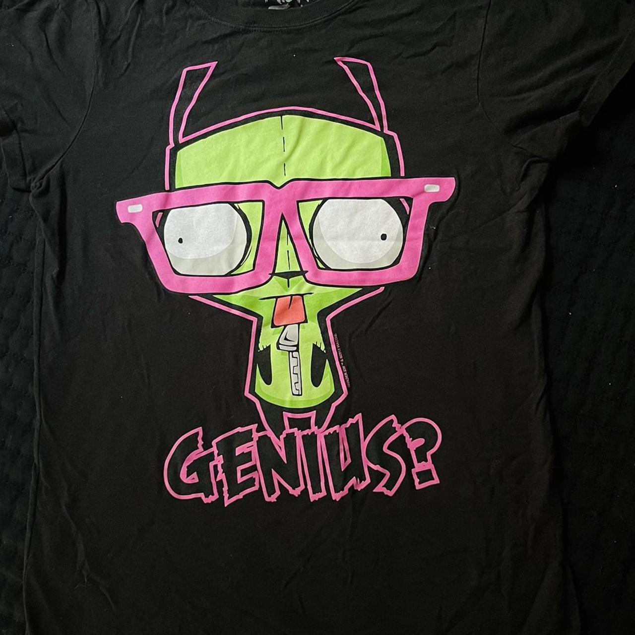 RARE! Invader Zim Mighty Fine - Gir Genius graphic... | Depop