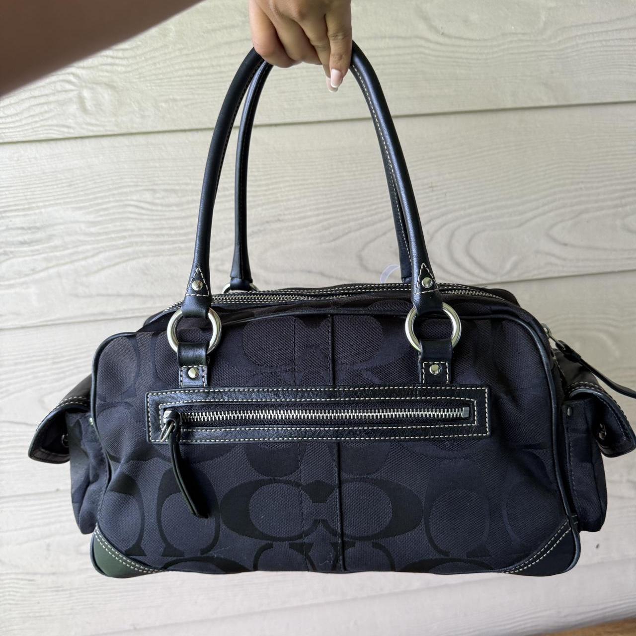 Vintage Coach Monogram Legacy Gallery Pocket Satchel... | Depop