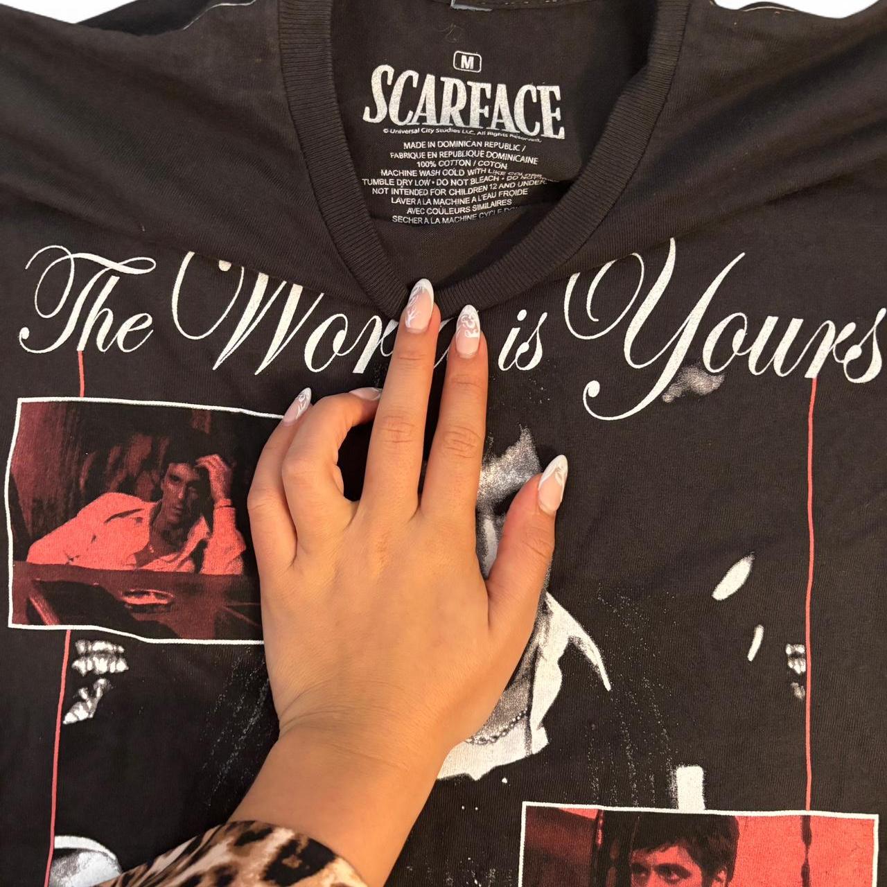 Official Scarface T-shirt Size: Men’s M black... | Depop