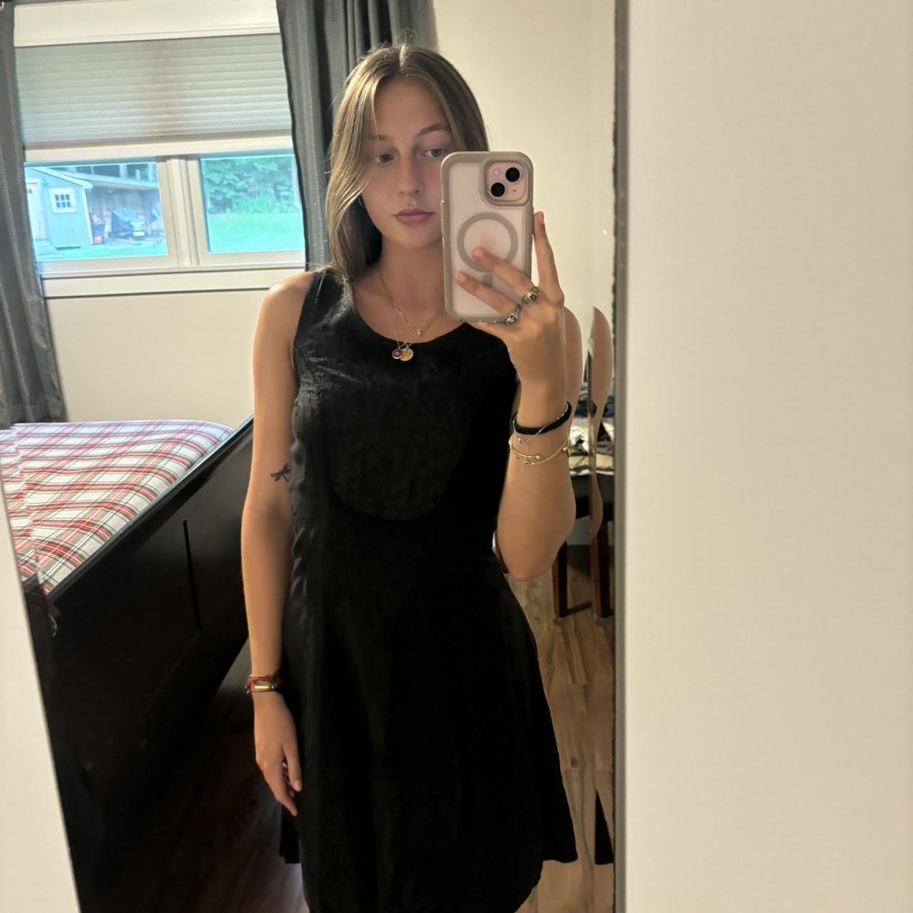 black vintage My Choice dress. Such a cute dress,... - Depop