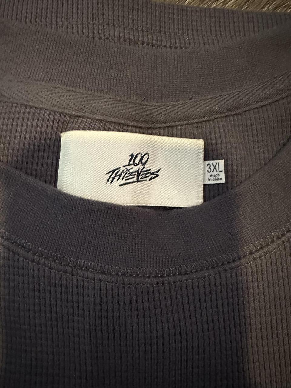 100 thieves men’s gaming team shirt size 3XL - Depop