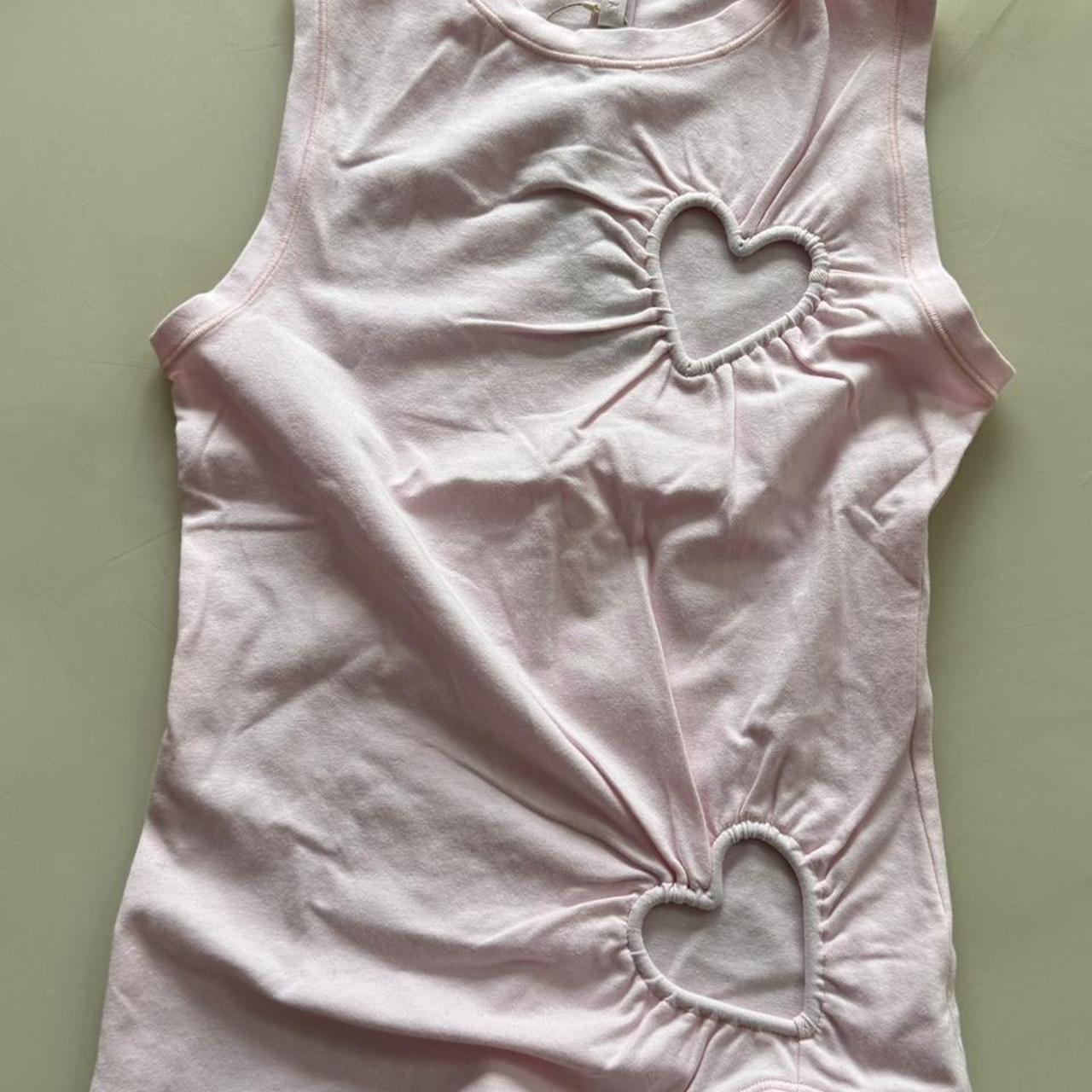 NWT SKIMS HEART TOP JERSEY COTTON CHERRY... | Depop