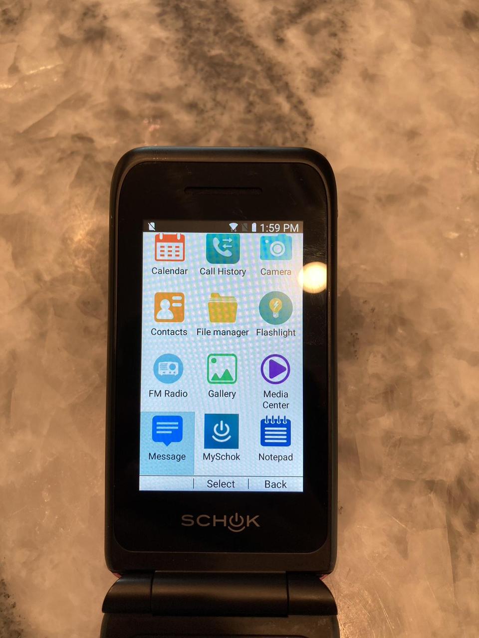 Pretty in Pink Flip Phone Schok SC3218B Unlocked 4G... - Depop