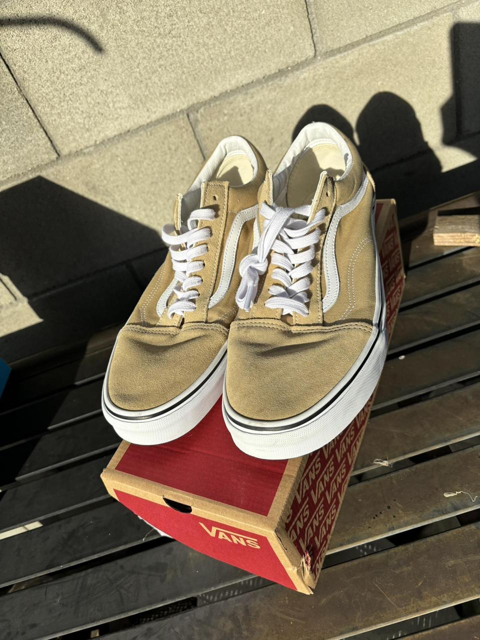 Tan Vans - Depop