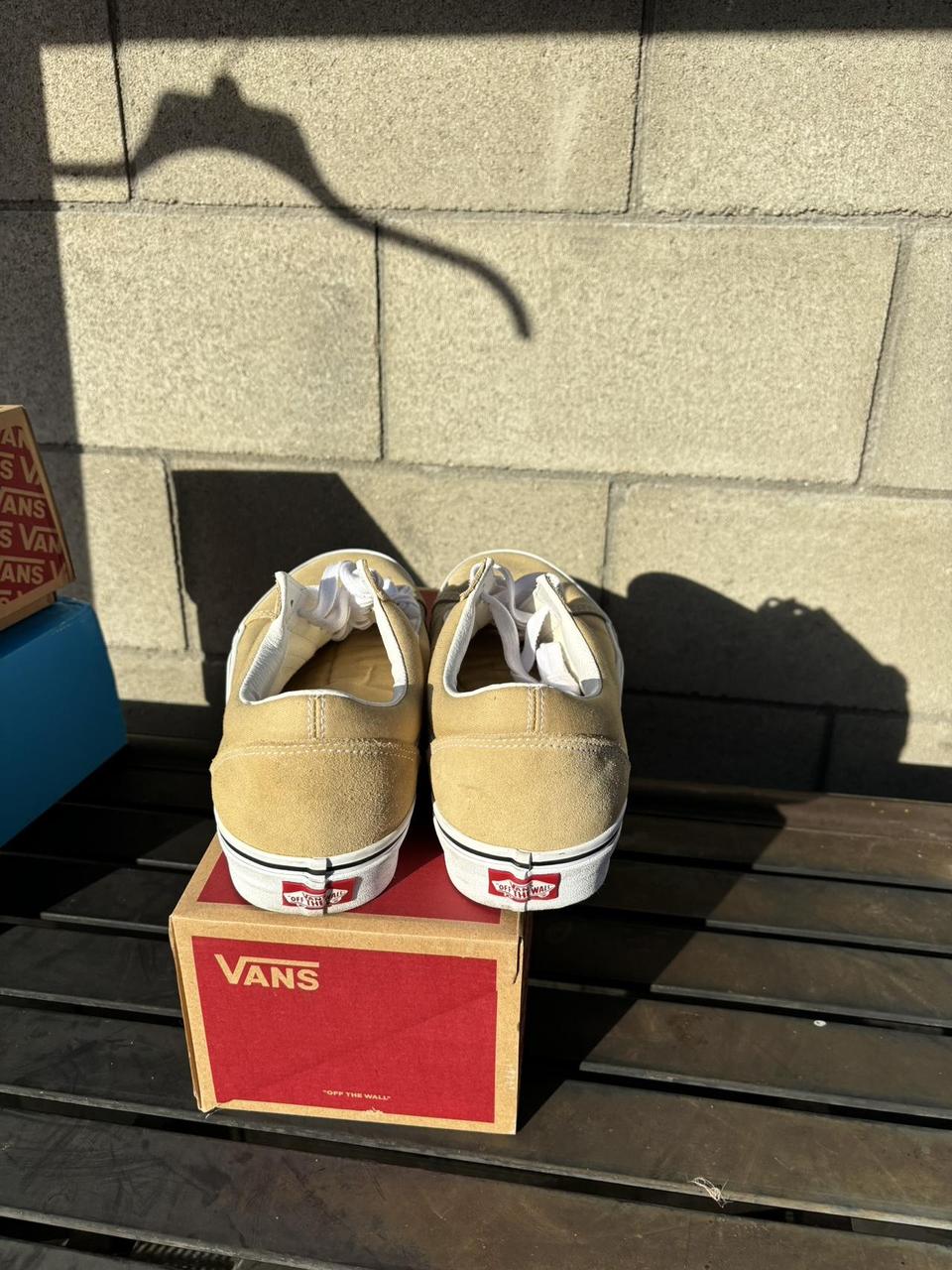 Tan Vans - Depop