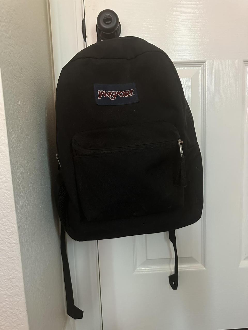 black jansport backpack 🎓 - Depop