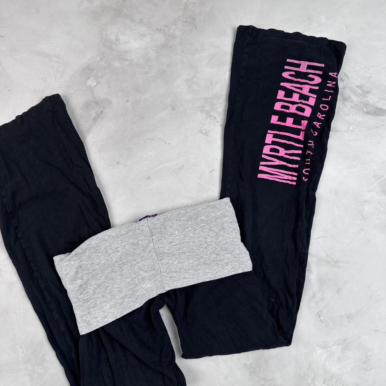 Myrtle Beach Low Rise Foldover Yoga Pants ulta low... | Depop