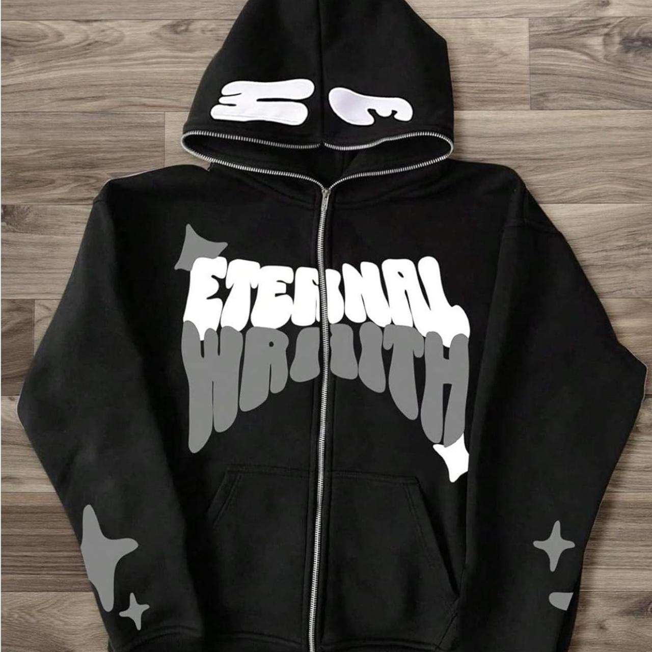 Y2K Eternal Wraith Star Print Zip-Up Size M, L, XXL... | Depop