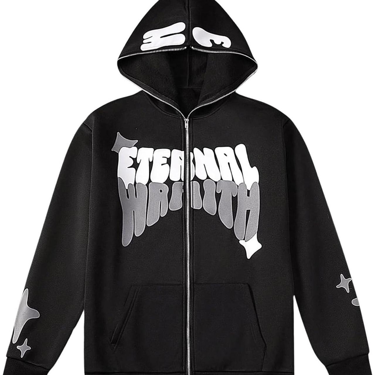 Y2K Eternal Wraith Star Print Zip-Up Size M, L, XXL... | Depop