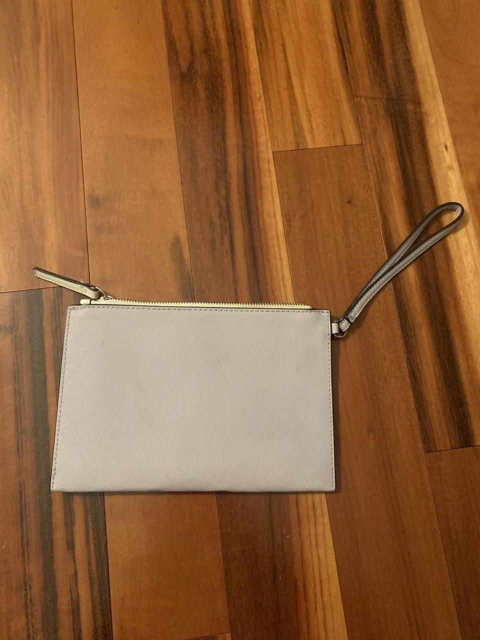 Lilac purple and white GUESS wallet 6x9... - Depop