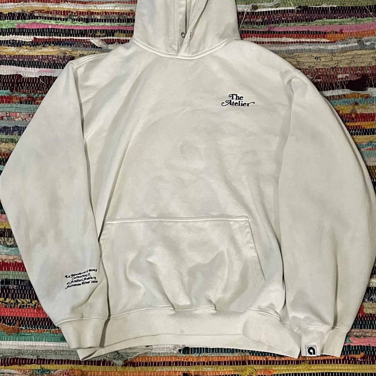 The Atlier Oversized hoodie HAS TINY NOTICEABLE STAINS - Depop
