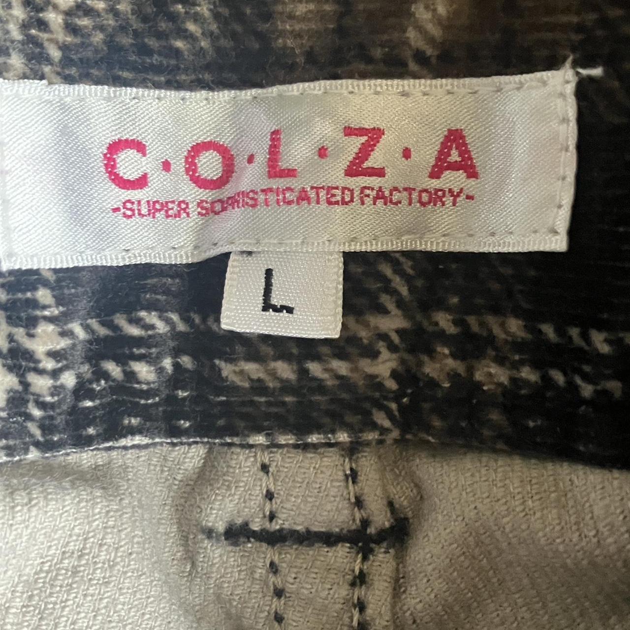 Japanese brand Colza brown plaid sherpa shorts! -... | Depop