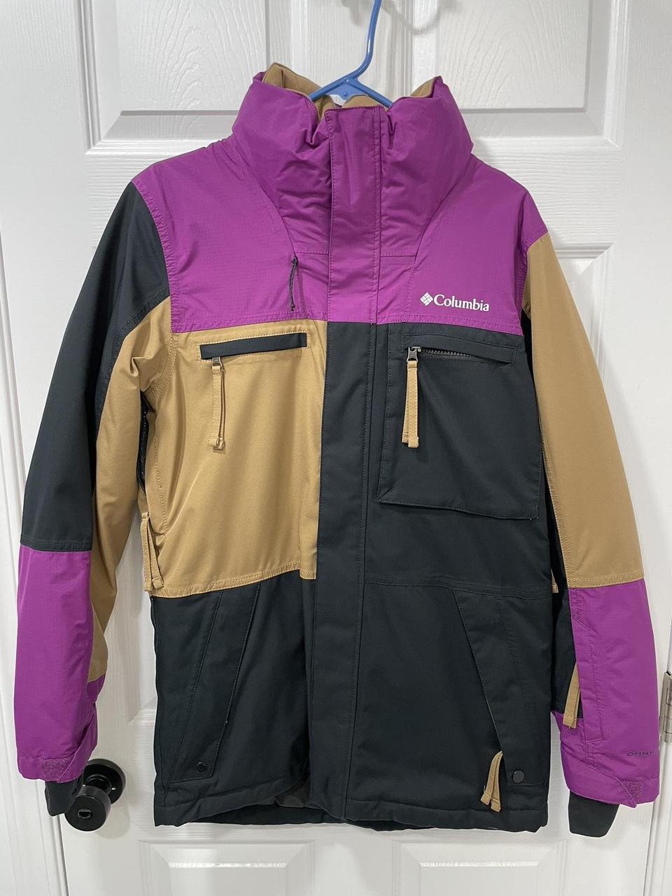 Columbia Insulated Park Run Jacket in multi Size:... - Depop