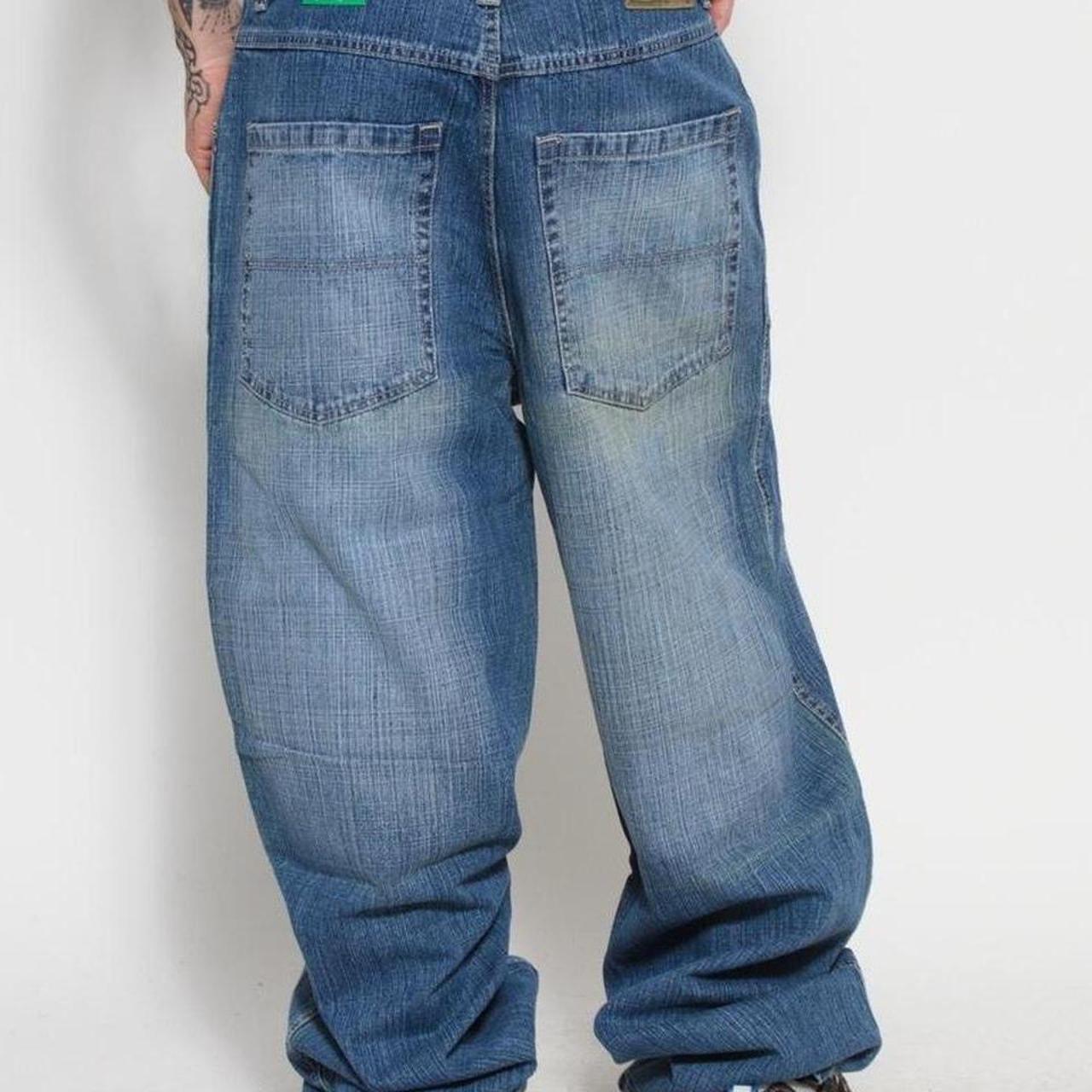 Deadstock 90s denim pants by Dodeca. NWT. Blue jean... | Depop