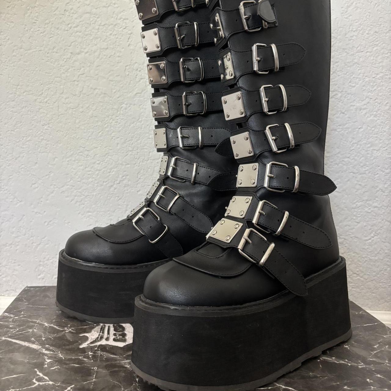 Demonia Damned-318 boots in excellent condition... | Depop