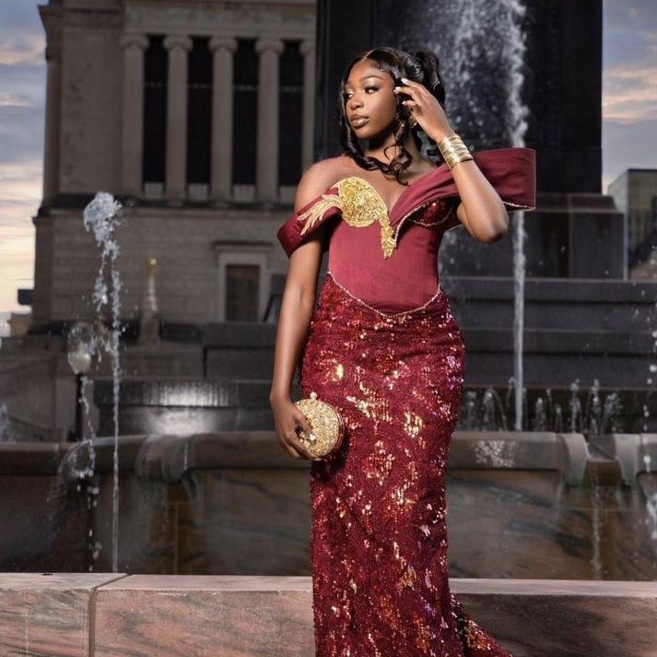 Custom & handmade prom dress ( prom queen) - Depop