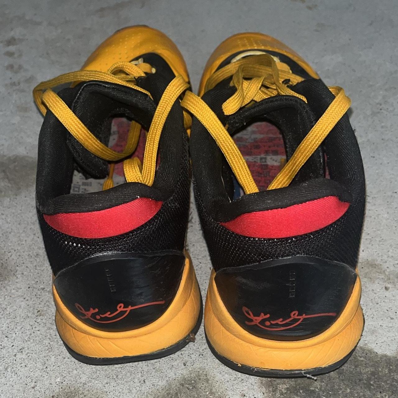 Nike Kobe 4 Protro yellow and black basketball... | Depop