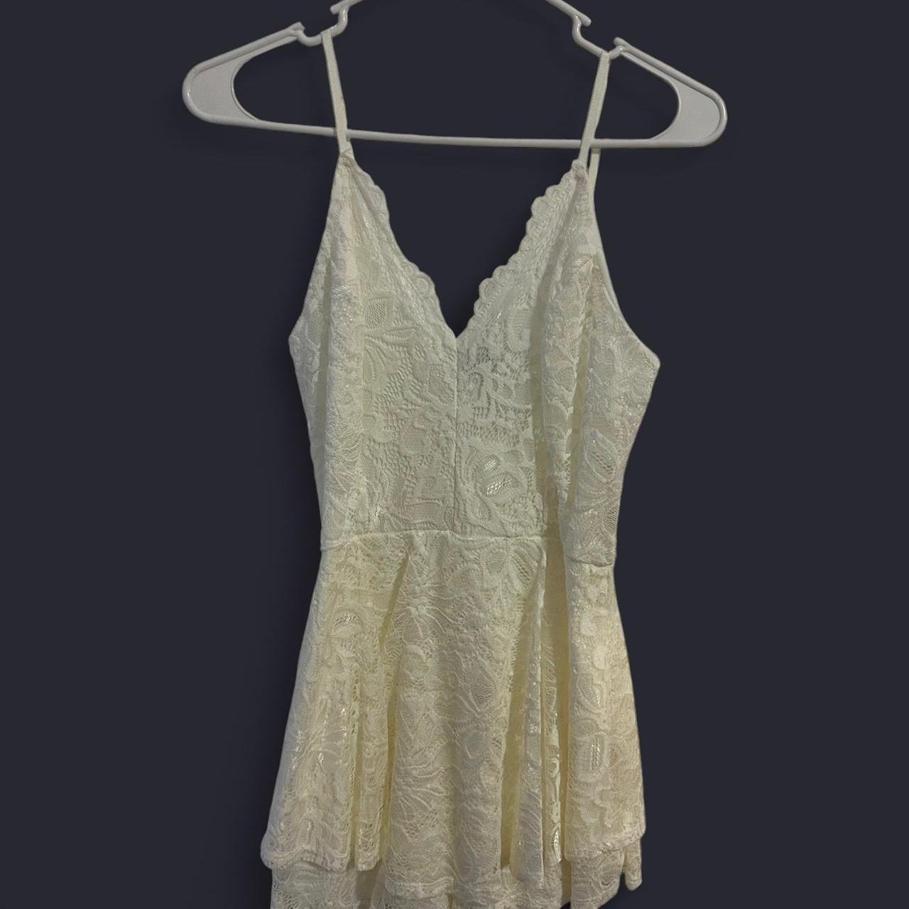 White Windsor Romper | Graduation Dress Worn... | Depop