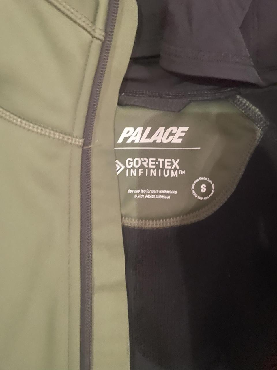 palace balaclava goretex jacket size small basically... - Depop