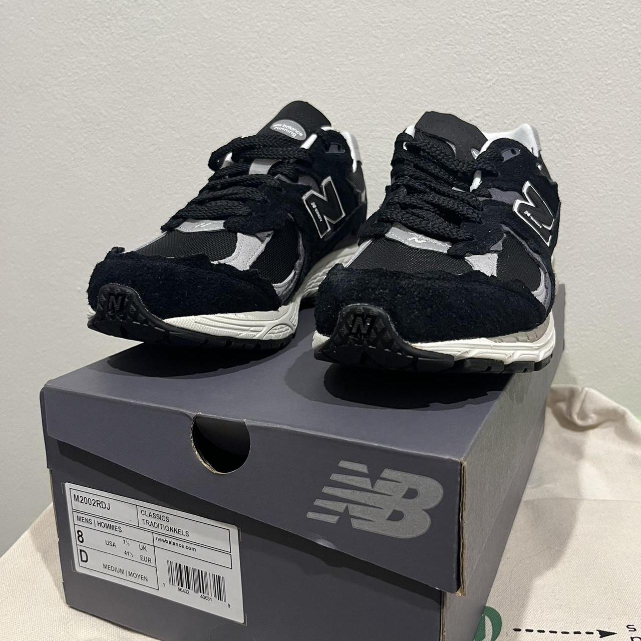 New Balance protection pack 2002R black / white s8... | Depop