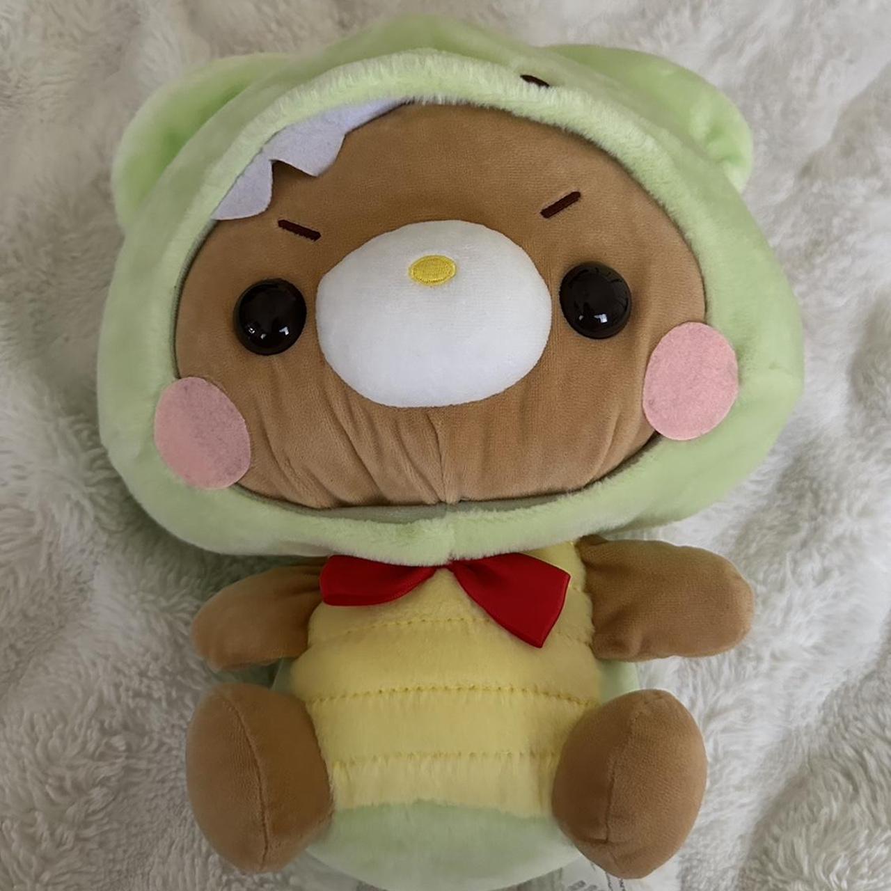 gao animal “kumachan” plushie 11” open to... - Depop