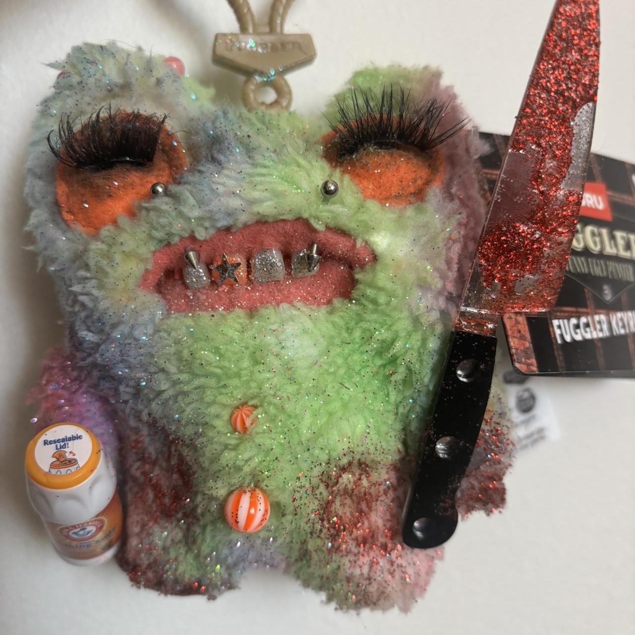 CUSTOMIZED FUGGLER KEYCHAIN MADE BY ME- Her name is... | Depop