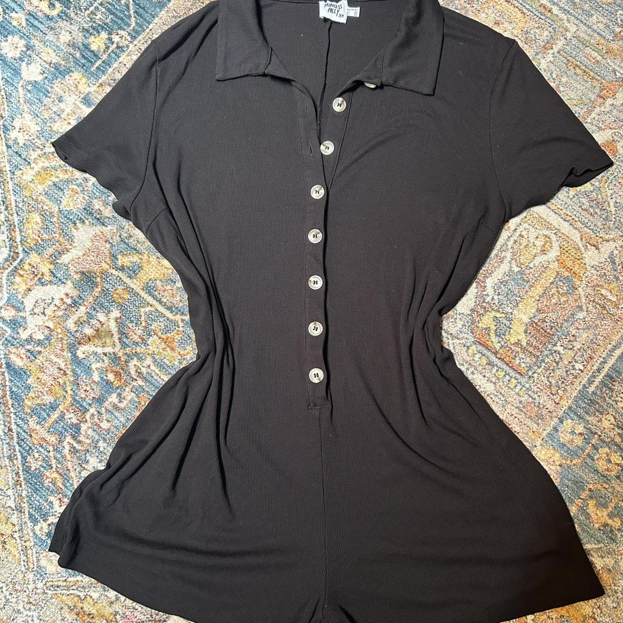 Princess Polly Plus Size Black Romper US 20 Only... - Depop