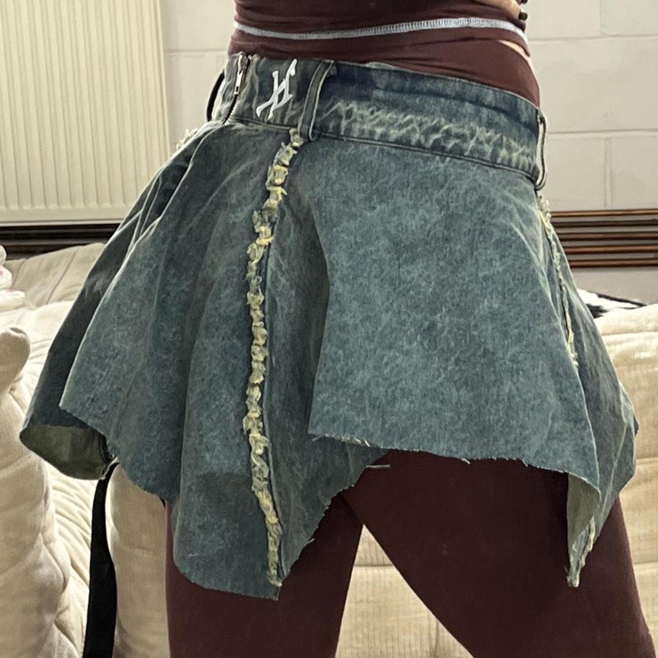 1xblue mini pixie skirt size S - Depop