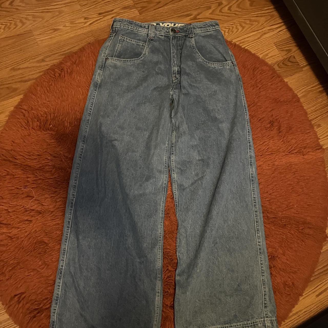 Wide leg ALAb blue jeans with a JNCO like fit #skater | Depop
