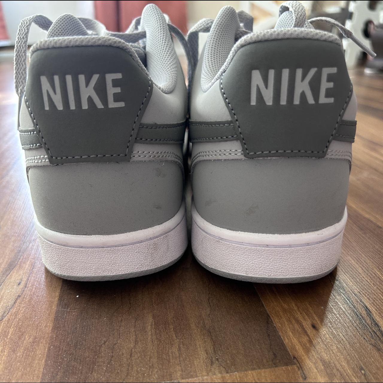 Nike Dunks Dark & Light Gray Barely Worn - Depop
