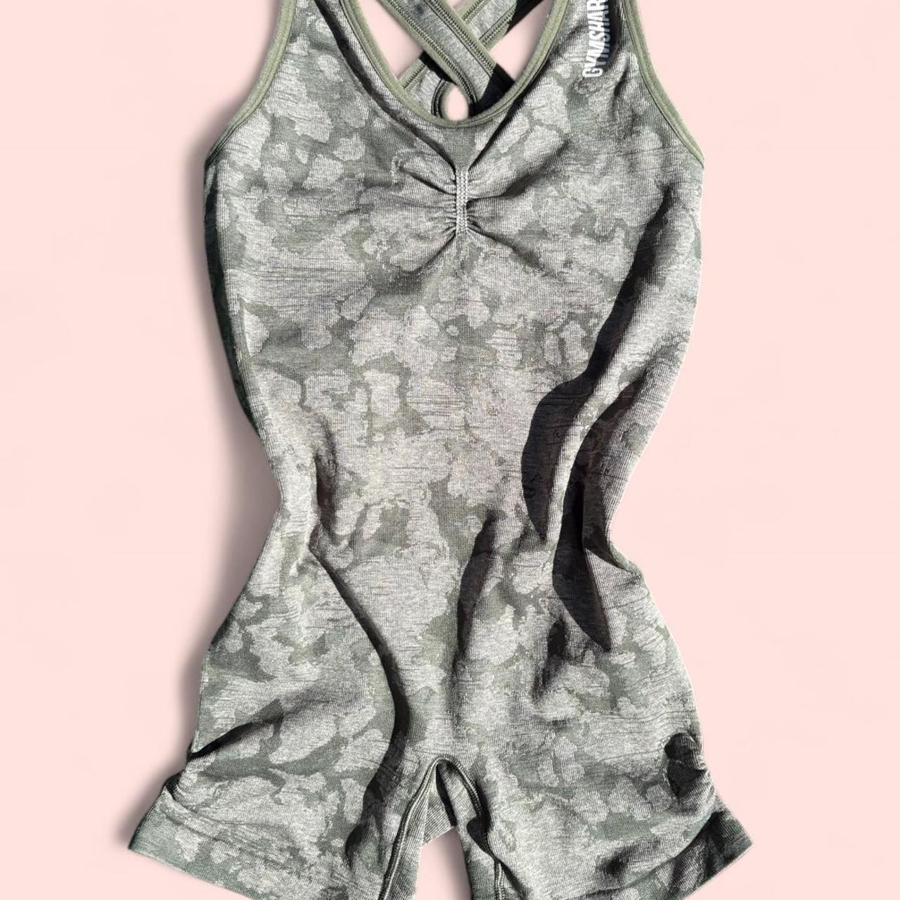 Gymshark Green Unitard Retail: $70 Size: XS/S fits... | Depop