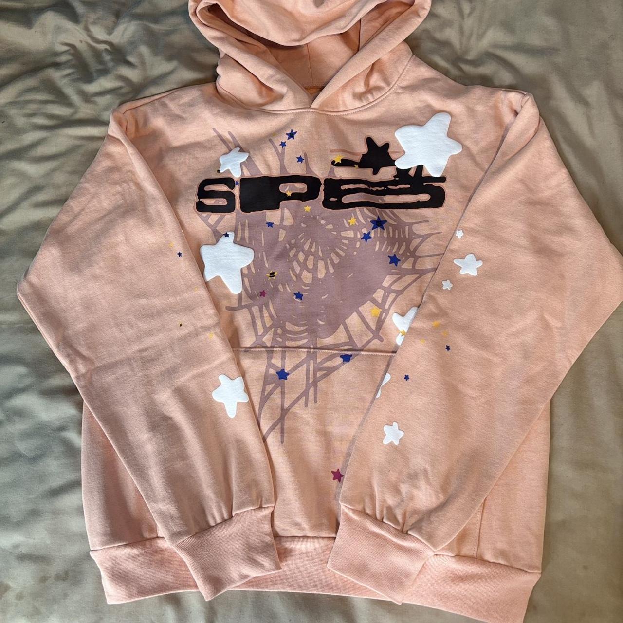 Sp5der “Bellini” Hoodie – Peach Selling a brand... | Depop